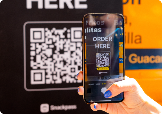 QR Code Order Here Sticker – Snackpass